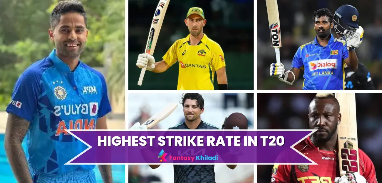 Highest Strike Rate in T20 International Cricket