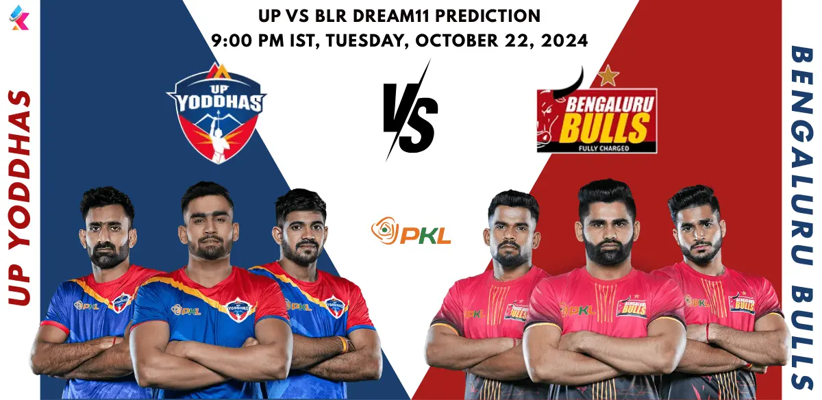 UP vs BLR Kabaddi Dream11 Prediction Today’s Match 10th Starting 7, Player Stats - PKL 2024