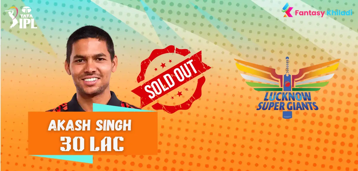 Akash Singh IPL 2025 Team, Price, Salary, Career Stats and Records