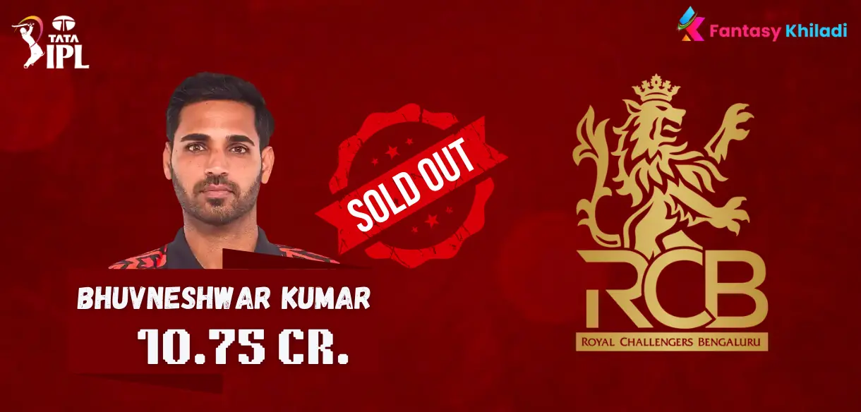 Bhuvneshwar Kumar IPL 2026 Team, Price, Salary, Wickets, Career Stats