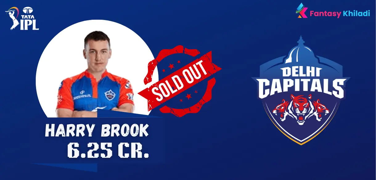 Harry Brook IPL 2025 Team, Auction Price, Salary, Career Stats