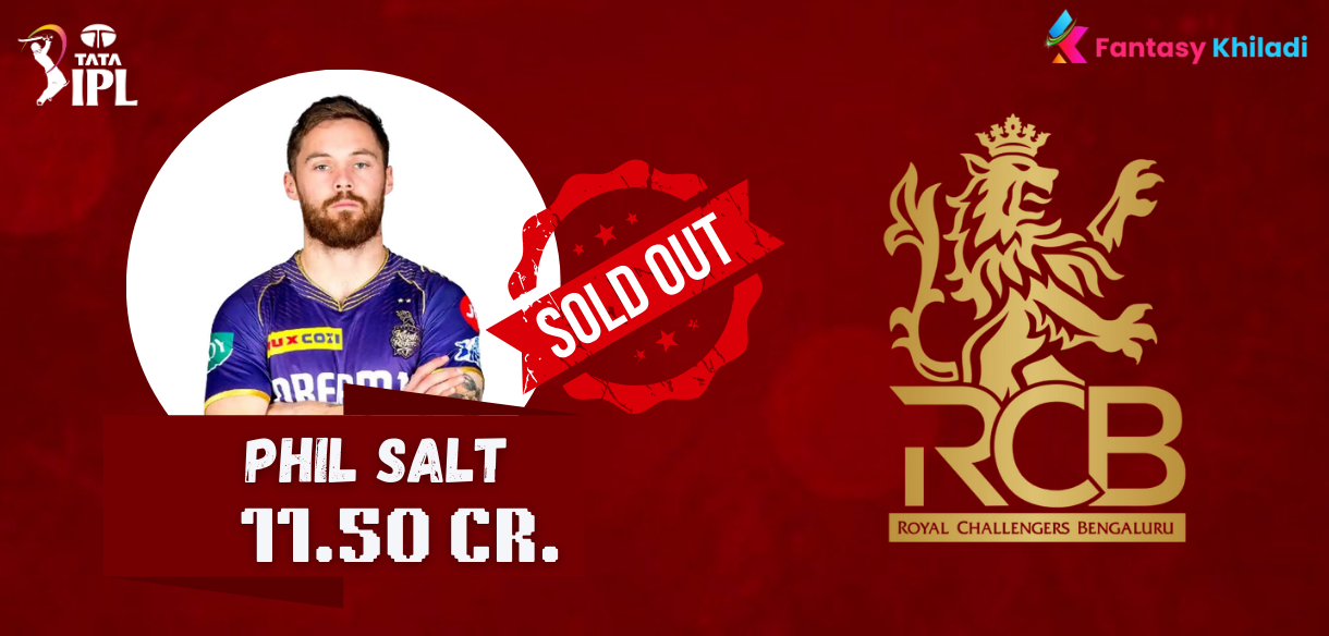 Phil Salt IPL Career: Records, Runs, Wickets, Price, Team 2025