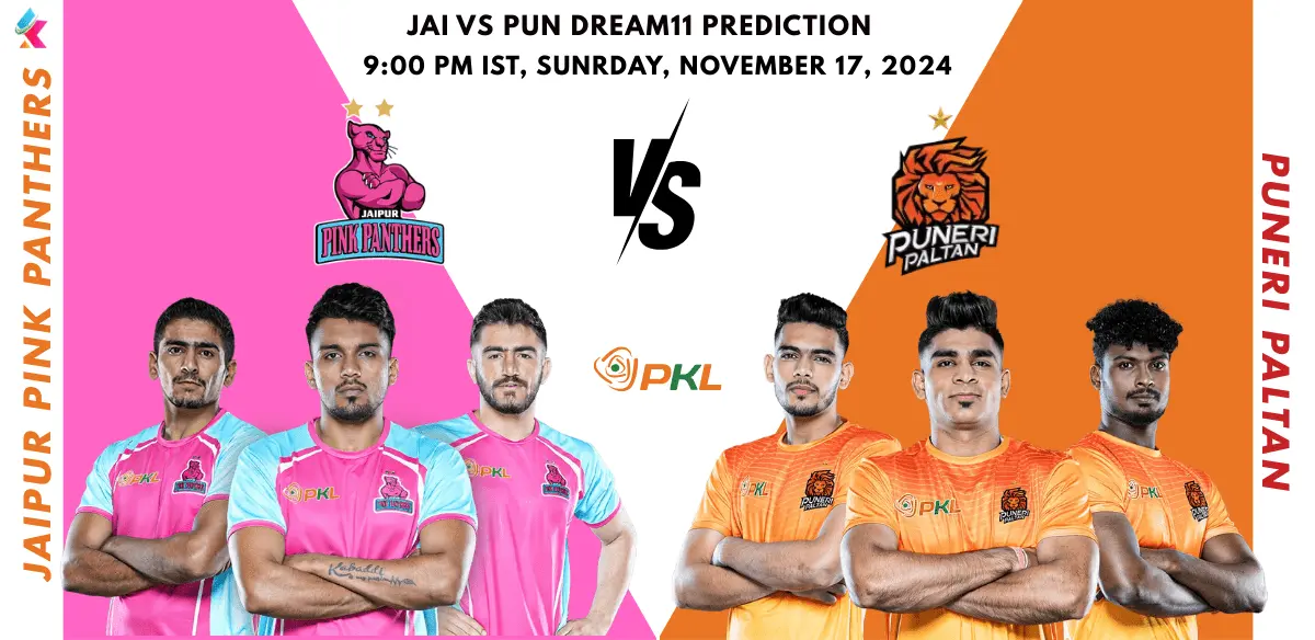 Jaipur Pink Panthers vs Puneri Paltan Head to Head Records & Stats Ahead of PKL 2024 – JAI vs PUN