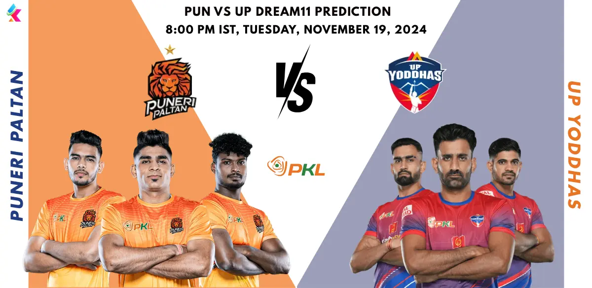 PUN vs UP Kabaddi Dream11 Prediction Today Match 63rd, Player Stats - PKL 2024