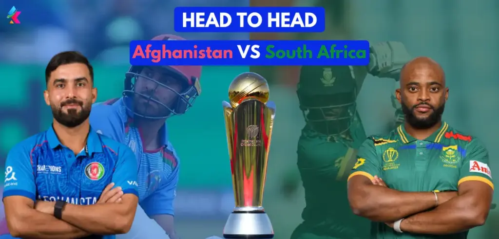 Afghanistan vs South Africa Head to Head in Champions Trophy 2025 - AFG vs SA ODI H2H Stats and ...