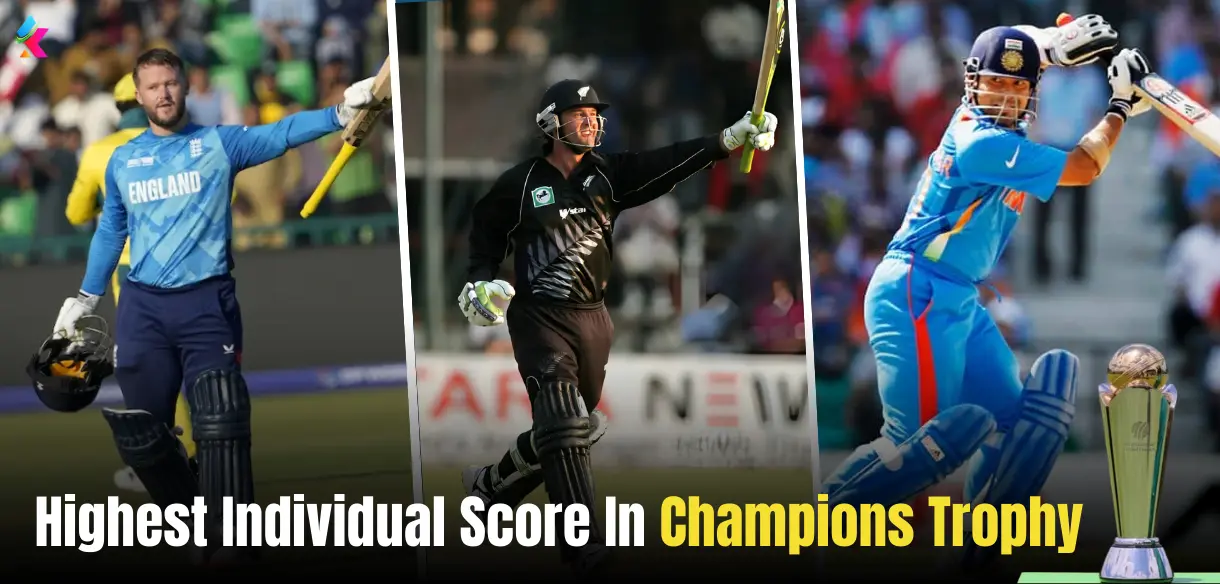 Highest Individual Score in Champions Trophy 2025 List | Record ...