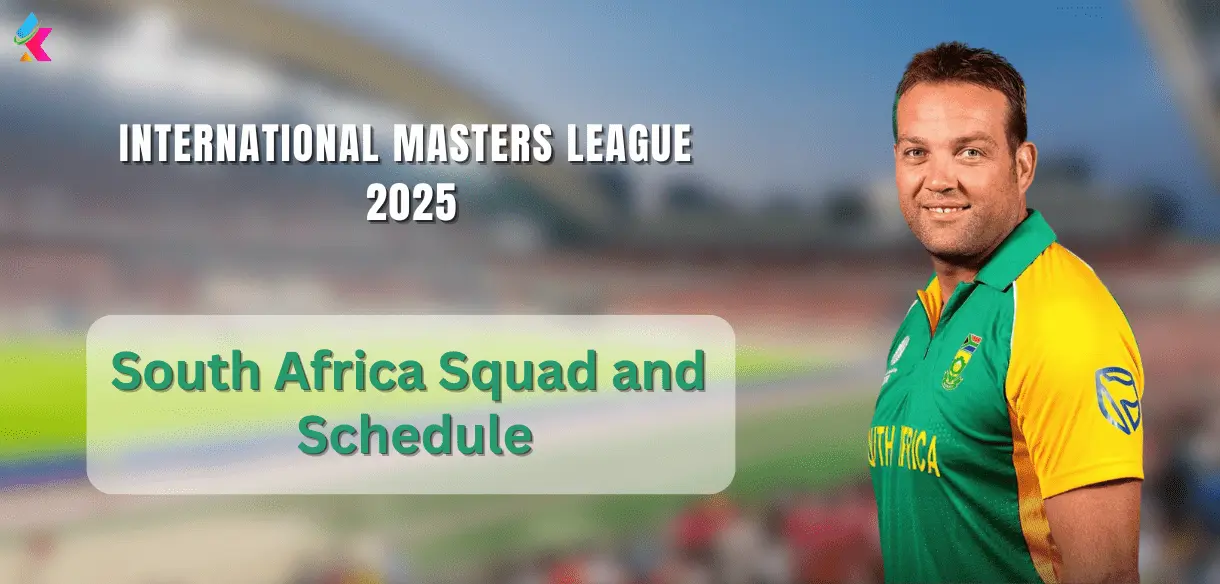 International Masters League (IML) 2025 South Africa Masters Squad and ...