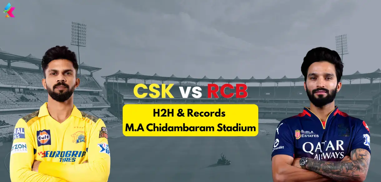 CSK vs RCB IPL Head to Head Records at M.A Chidambaram Stadium Ahead of IPL 2025 Match 8