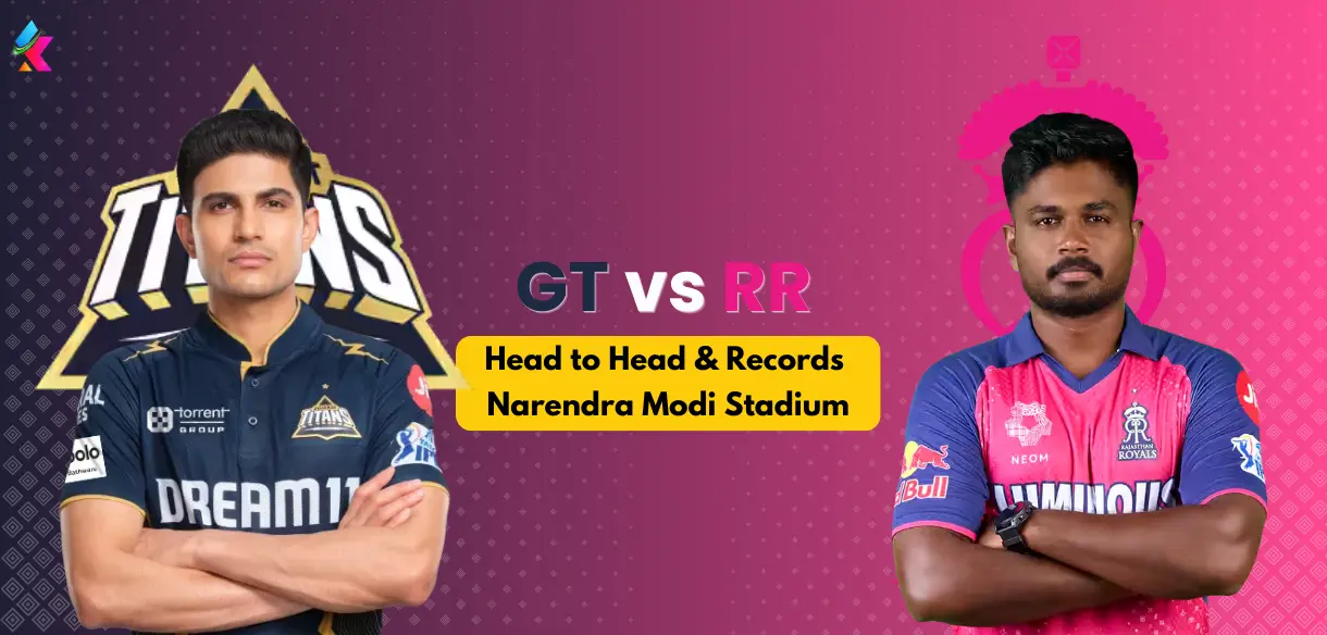GT vs RR Head to Head Recods at Narendra Modi Stadium Ahead of Match 23rd IPL 2025