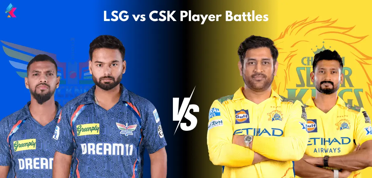 LSG vs CSK Top Player Battles in IPL Season 2025