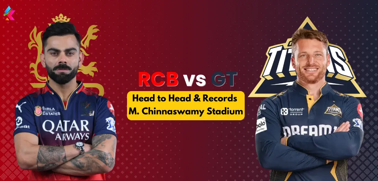 RCB vs GT Head to Head Records at M. Chinnaswamy Stadium, Bengaluru ...