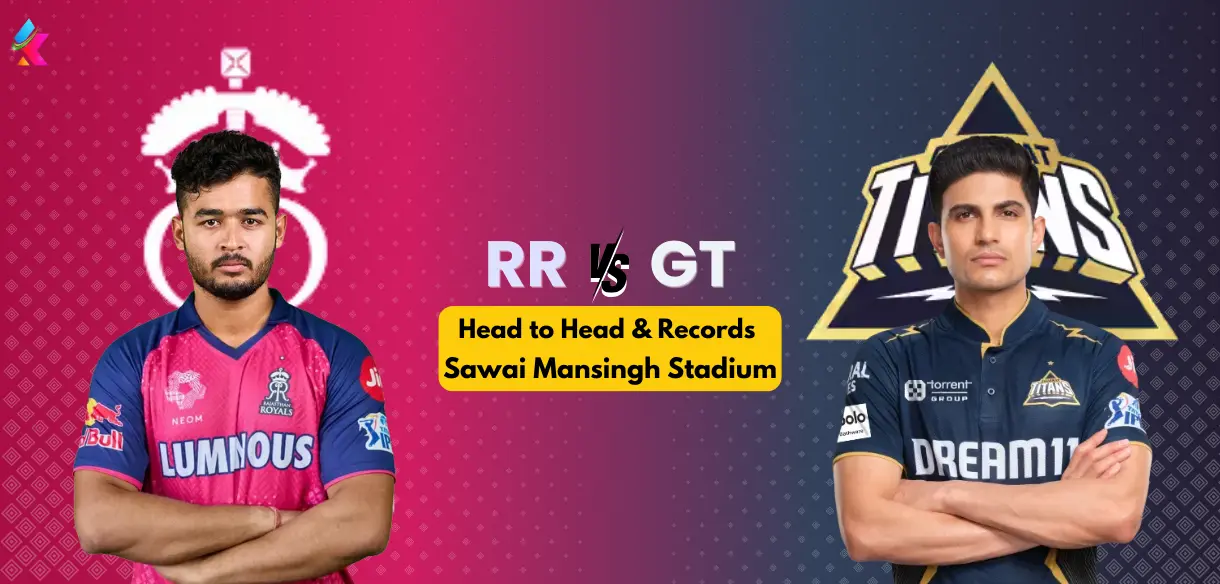 RR vs GT Head to Head Records at Sawai ManSingh Stadium, Jaipur in IPL 2025