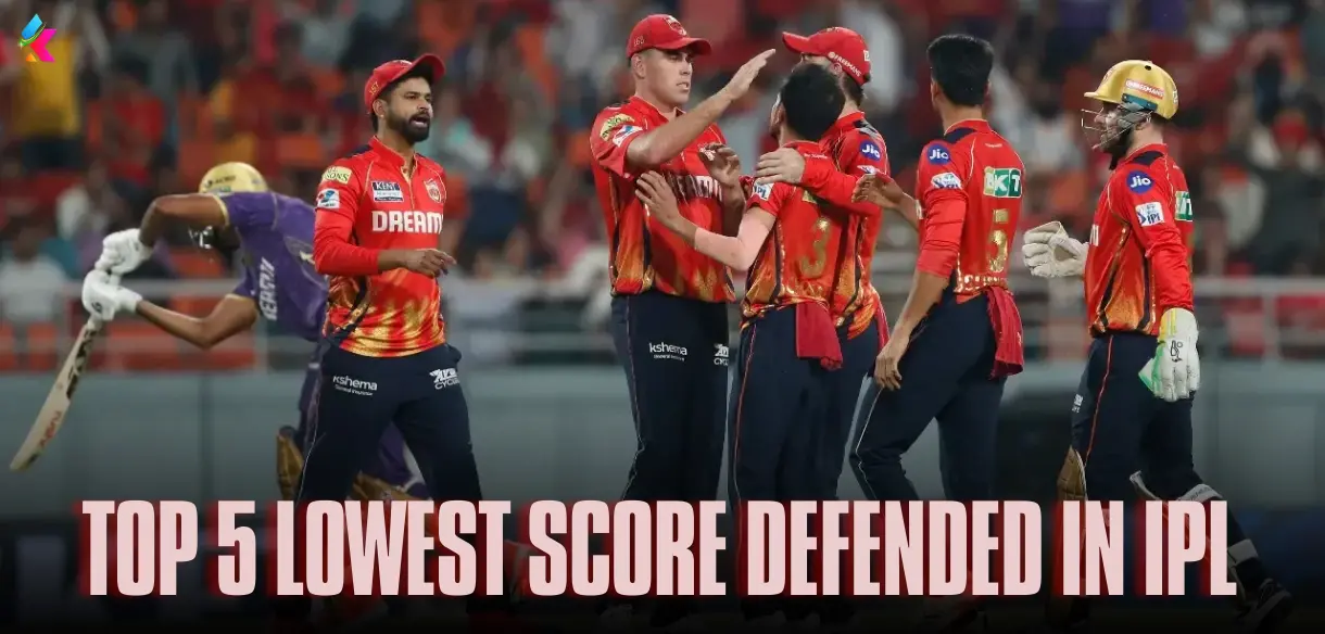 Top 5 Lowest Scores Defended in IPL History Till 2025 - Most Thrilling ...