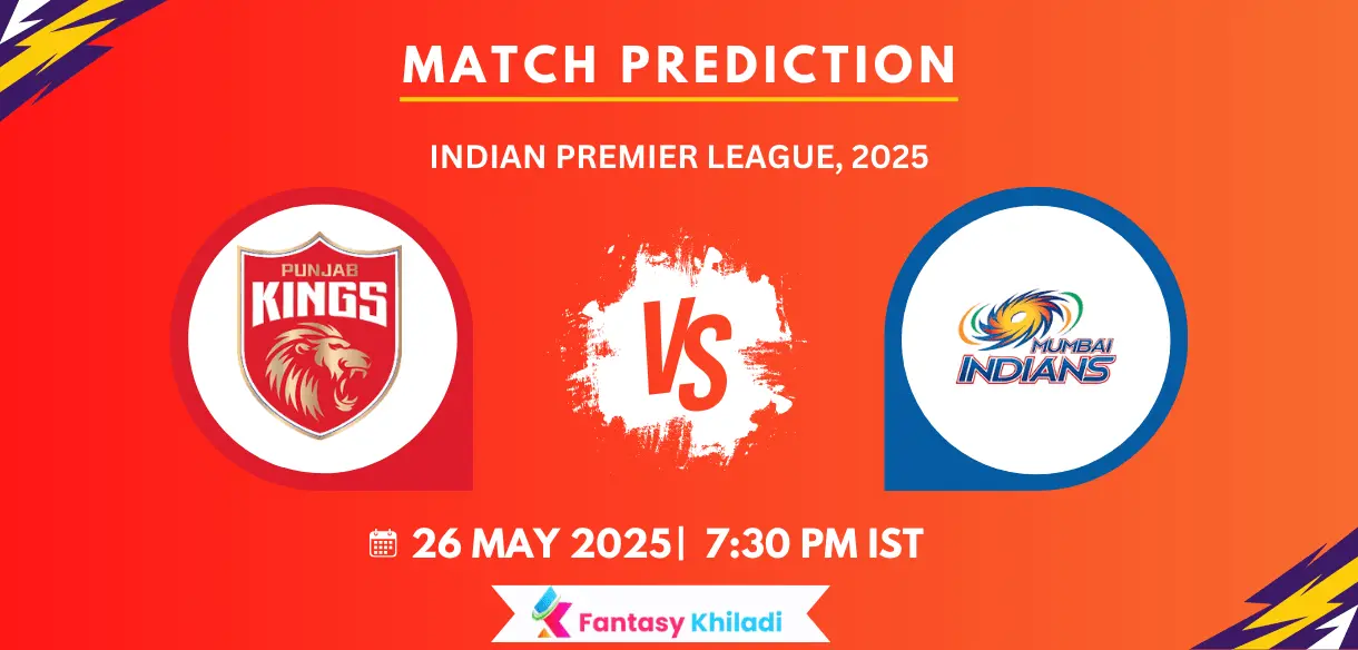 PBKS vs MI Match Prediction IPL 2025
