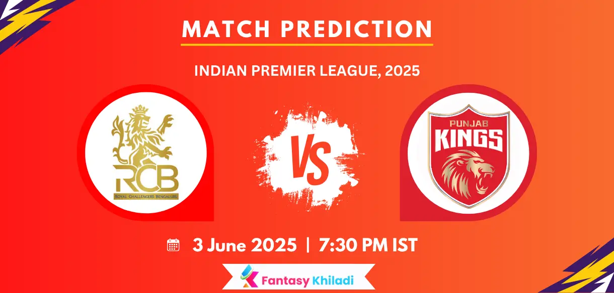 RCB vs PBKS Final Match Prediction, IPL 2025