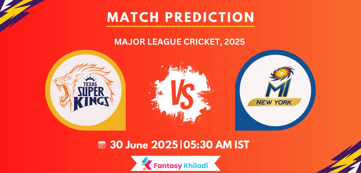 TSK vs MINY Match Prediction 21st T20, Major League Cricket 2025