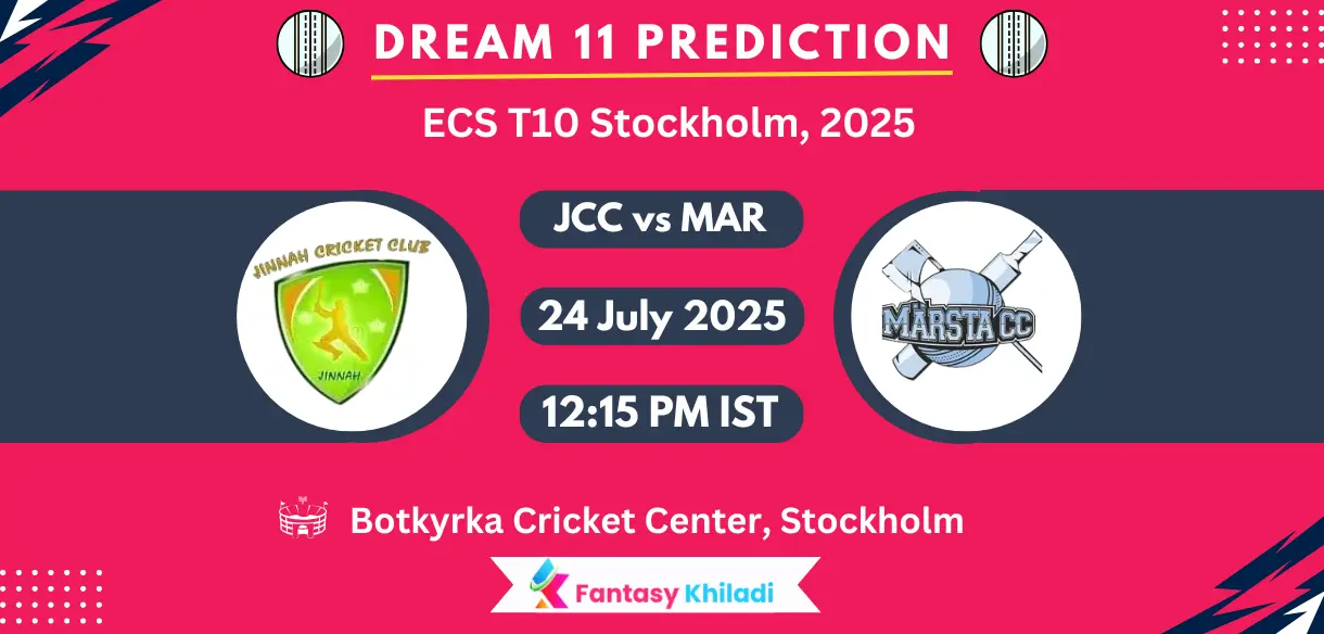 JCC vs MAR Dream11 Prediction: Match 6th Fantasy Cricket Tips, Playing ...