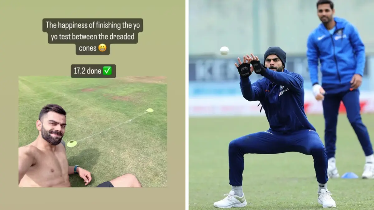 Virat Kohli Yo-Yo Test Score 2025 | Complete List & Fitness Records