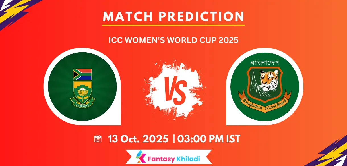 SA-W vs BAN-W Match Prediction: Match 14, Fantasy Tips, Playing 11, Pitch Report & More – ICC ...