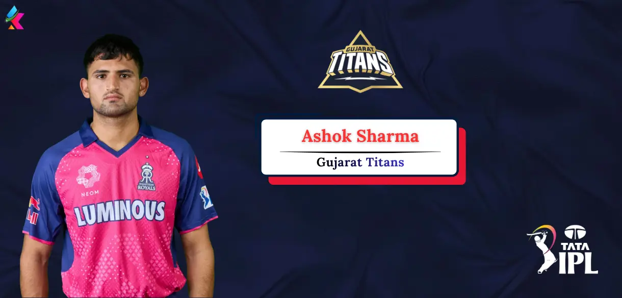 Ashok Sharma IPL 2026 Team, Price, Salary, Career Stats & Last 10 IPL Innings