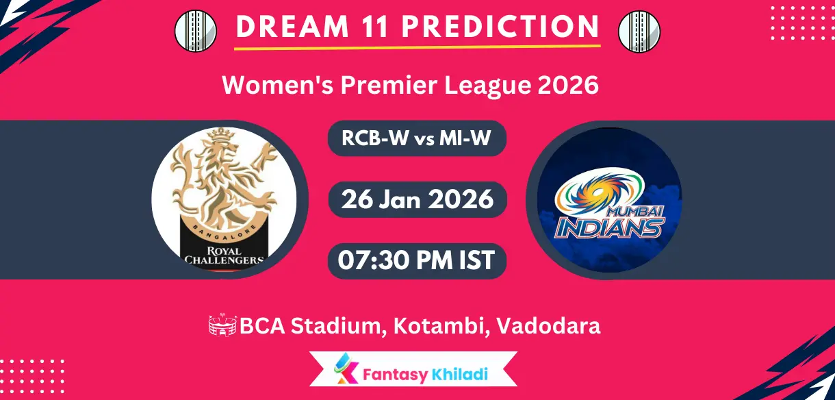 RCB-W vs MI-W Dream11 Prediction Today Match 16, Player Stats, Playing ...