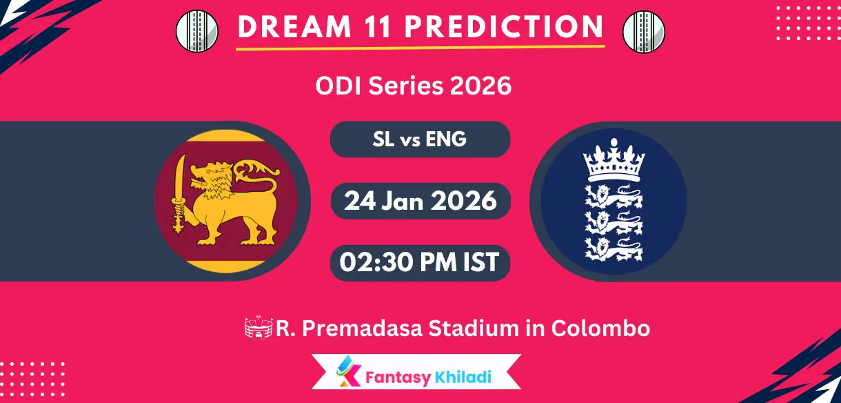 SL vs ENG Dream11 Prediction Today Match 2nd ODI, Player Stats, Playing ...