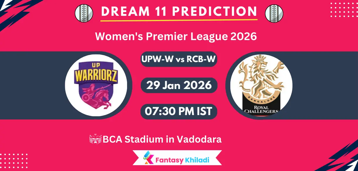 UPW-W vs RCB-W Dream11 Prediction Today Match 18, Player Stats, Playing ...