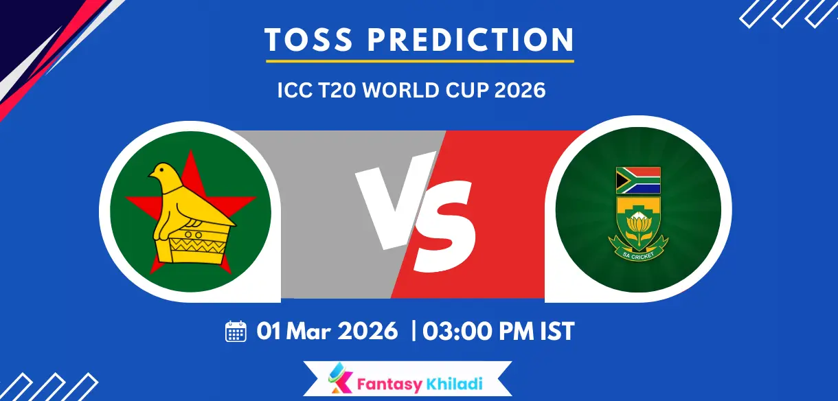 ZIM vs SA Toss Prediction Match 51st T20 World Cup 2026 - Who will Win ...